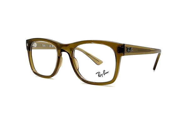 Ray-Ban - RB7228 Optics [Medium] (Polished Transparent Light Brown)