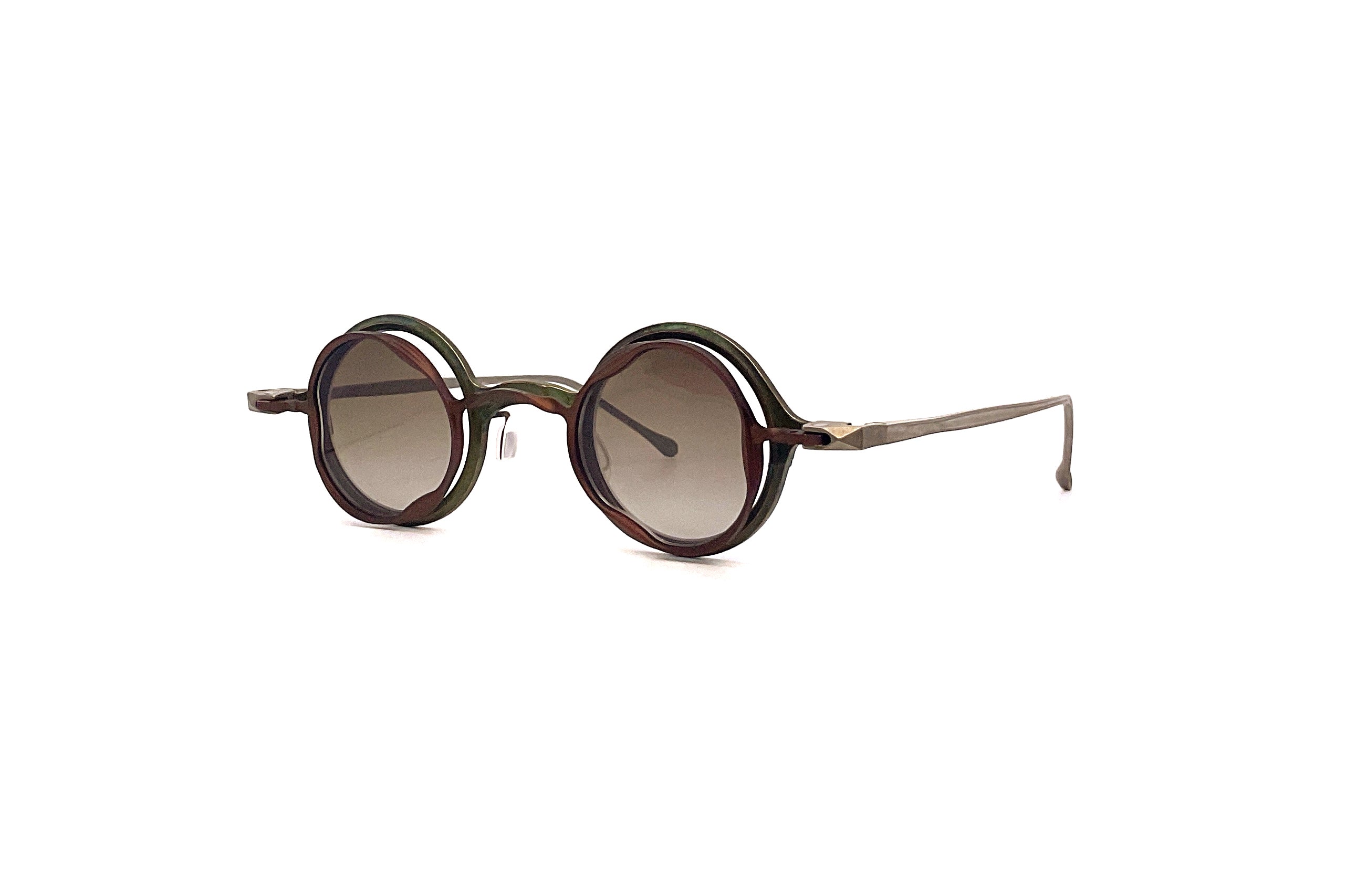 Rigards - RG1912CU (Jade/Antique Titanium) + Sun Clip (Bronze | Brown – Good See Co.