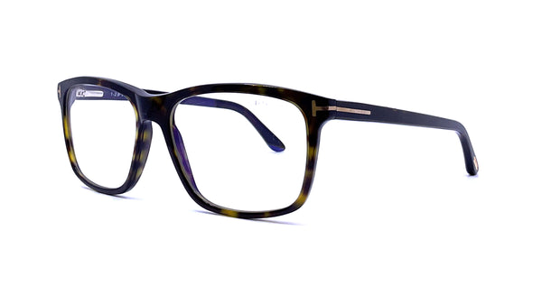 Tom Ford - Blue Block Square Opticals TF5479-B (Dark Havana) – Good See Co.