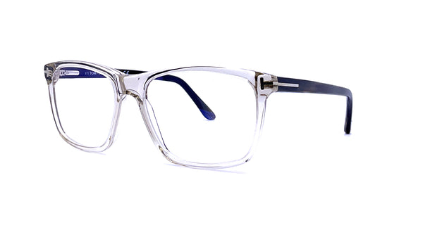 Tom Ford - Blue Block Square Opticals TF5479-B (Transparent Grey ...