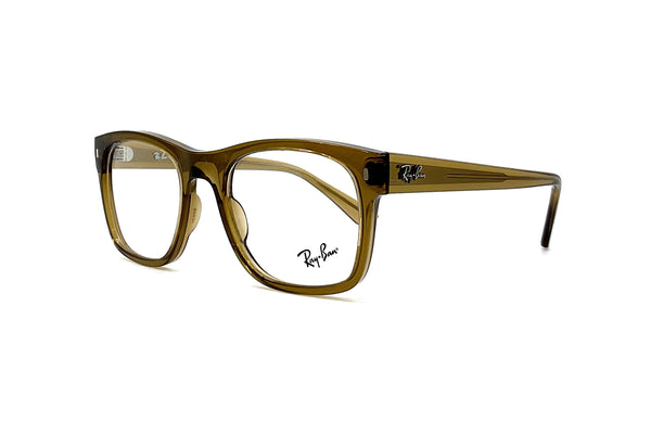 Ray-Ban - RB7228 Optics [Medium] (Polished Transparent Light Brown)