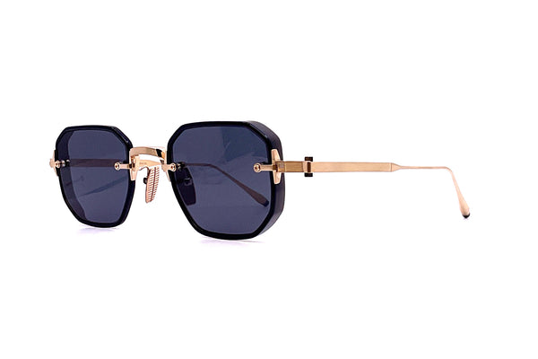 Akoni - Juno-Two (Brushed White Gold/Black Crystal) – Good See Co.
