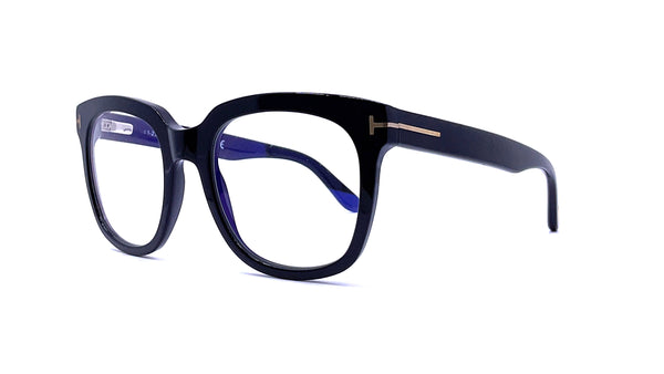 Tom Ford - Blue Block Large Opticals TF5537-B (Black) – Good See Co.