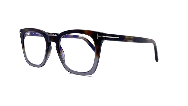 Tom Ford - Blue Block Square Opticals TF5736-D-B (Tortoise Grey) – Good ...