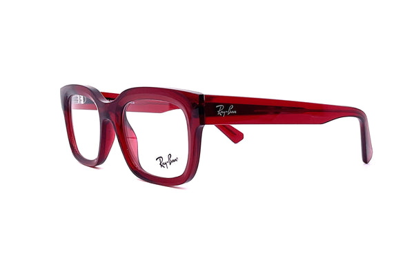 Ray-Ban - Chad Wide (Polished Transparent Red) – Good See Co.