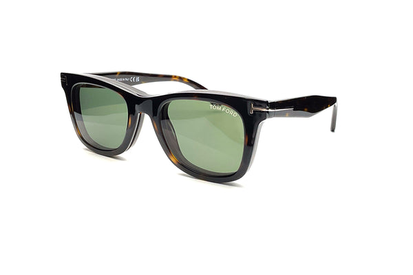 Tom Ford - TF5970-B (Shiny Dark Havana) + Sun Clip – Good See Co.