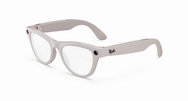 Ray-Ban - Meta Skyler Gen 2 (Shiny Chalky Grey | Clear/Sapphire Transi ...