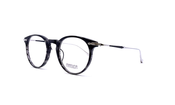 Matsuda - M2056 (Black Stripe/Brushed Silver) – Good See Co.