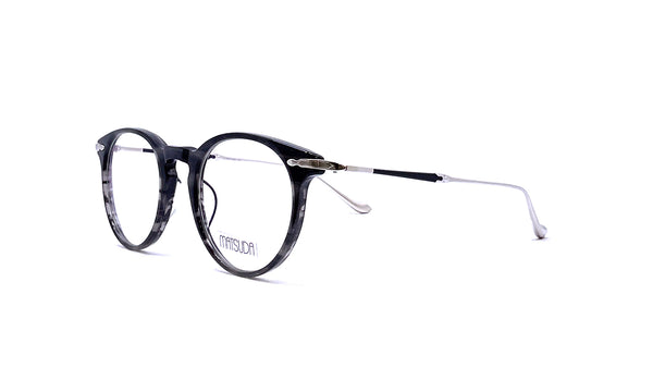 Matsuda - M2056 (Black Stripe/Brushed Silver) – Good See Co.